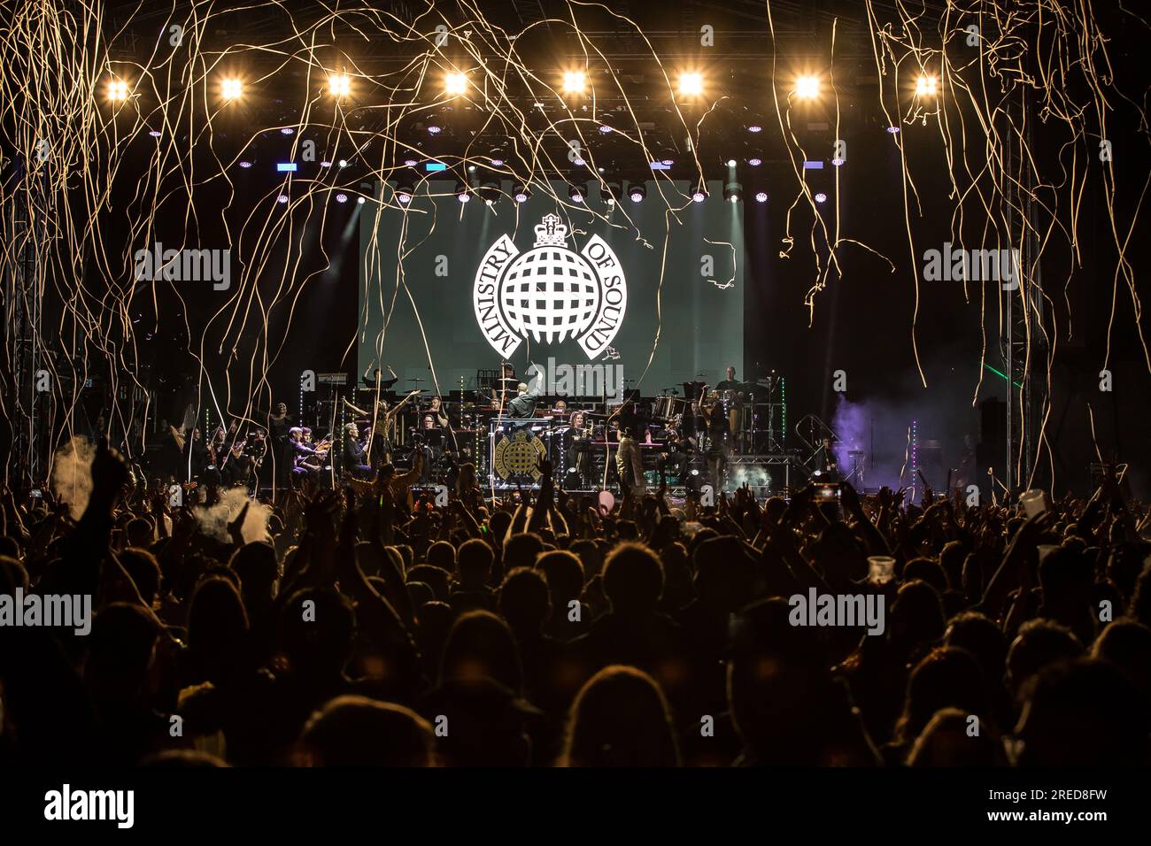 The Ministry of Sound Orchestra at Eirias Stadium in Colwyn Bay on 21st ...