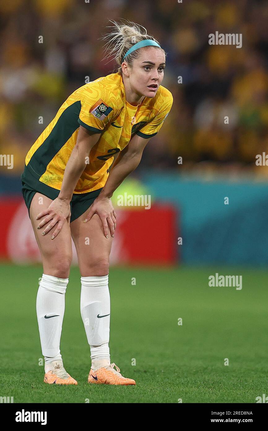 Ellie Carpenter #21 of Australia during the FIFA Women's World Cup 2023 ...