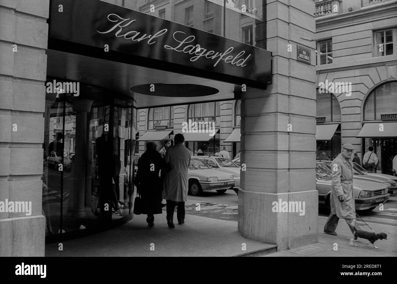 France, Paris, 24.03.1990, Karl Lagerfeld in Paris, [automated ...