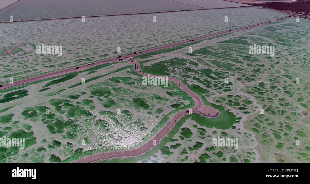 Mangya, China. 27th July, 2023. MANGYA, CHINA - JULY 20, 2023 - Aerial ...