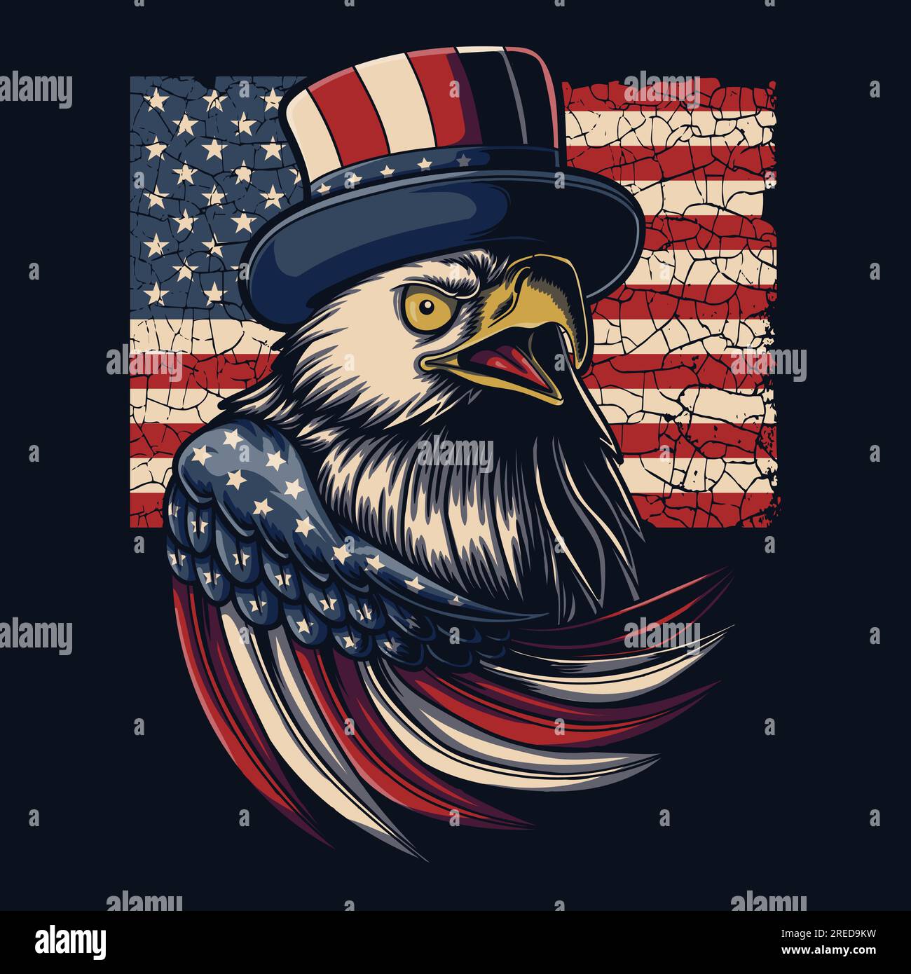 Sam eagle Stock Vector Images - Alamy