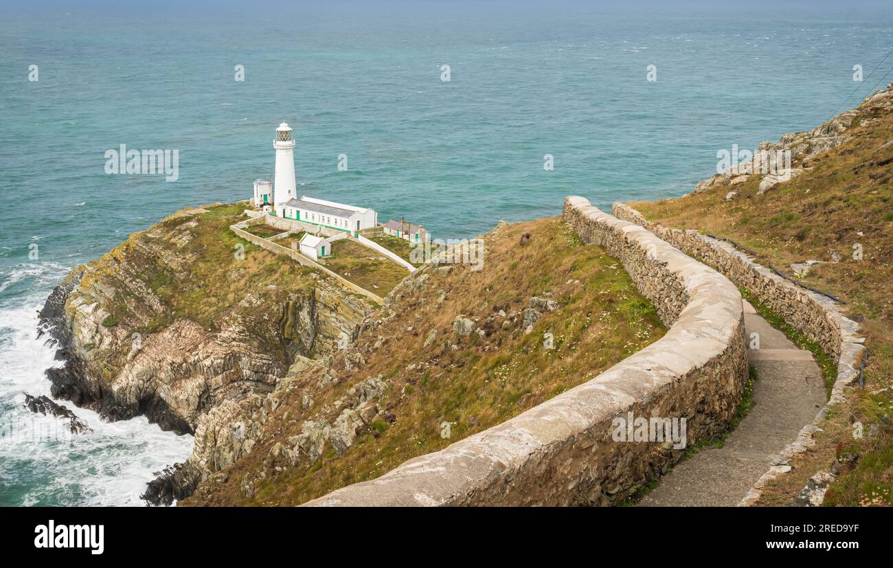 South Stack Lighthouse Stock Photo - Alamy