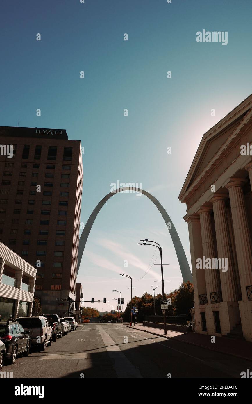 The St. Louis Arch in the United States of America Stock Photo - Alamy