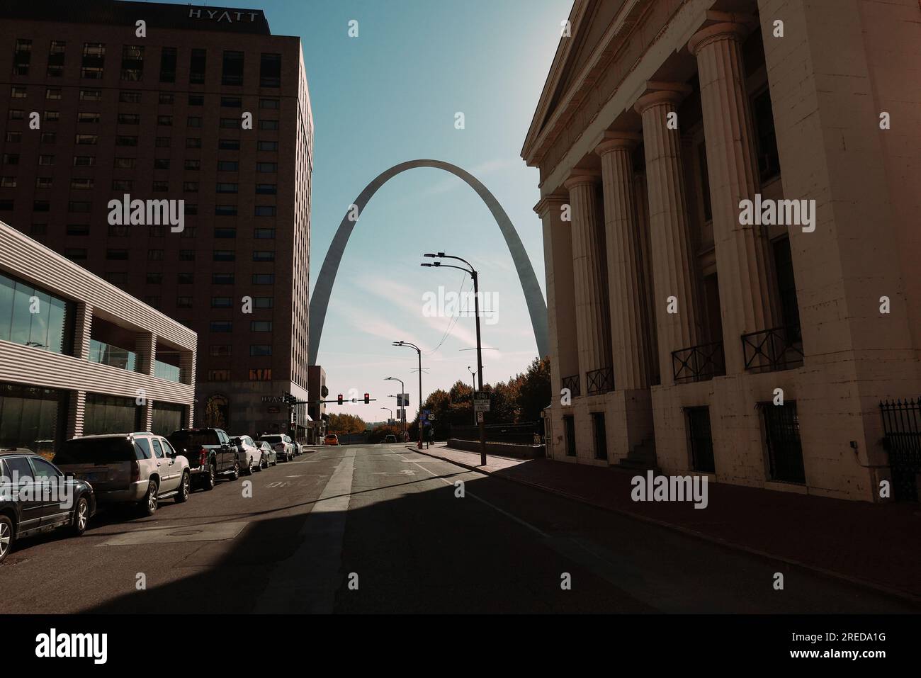 The St. Louis Arch in the United States of America Stock Photo - Alamy