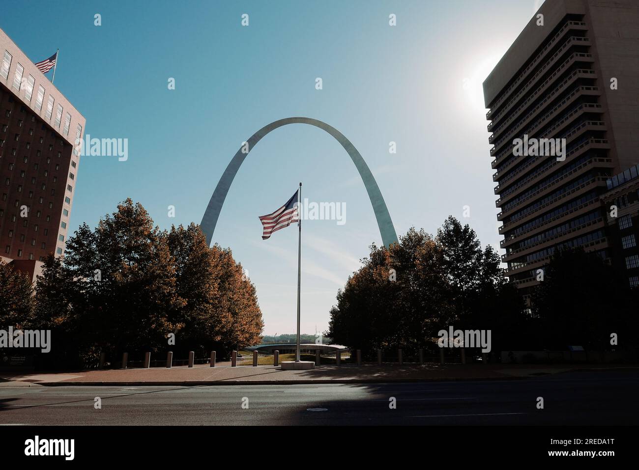 St louis arch sky clouds hi-res stock photography and images - Alamy