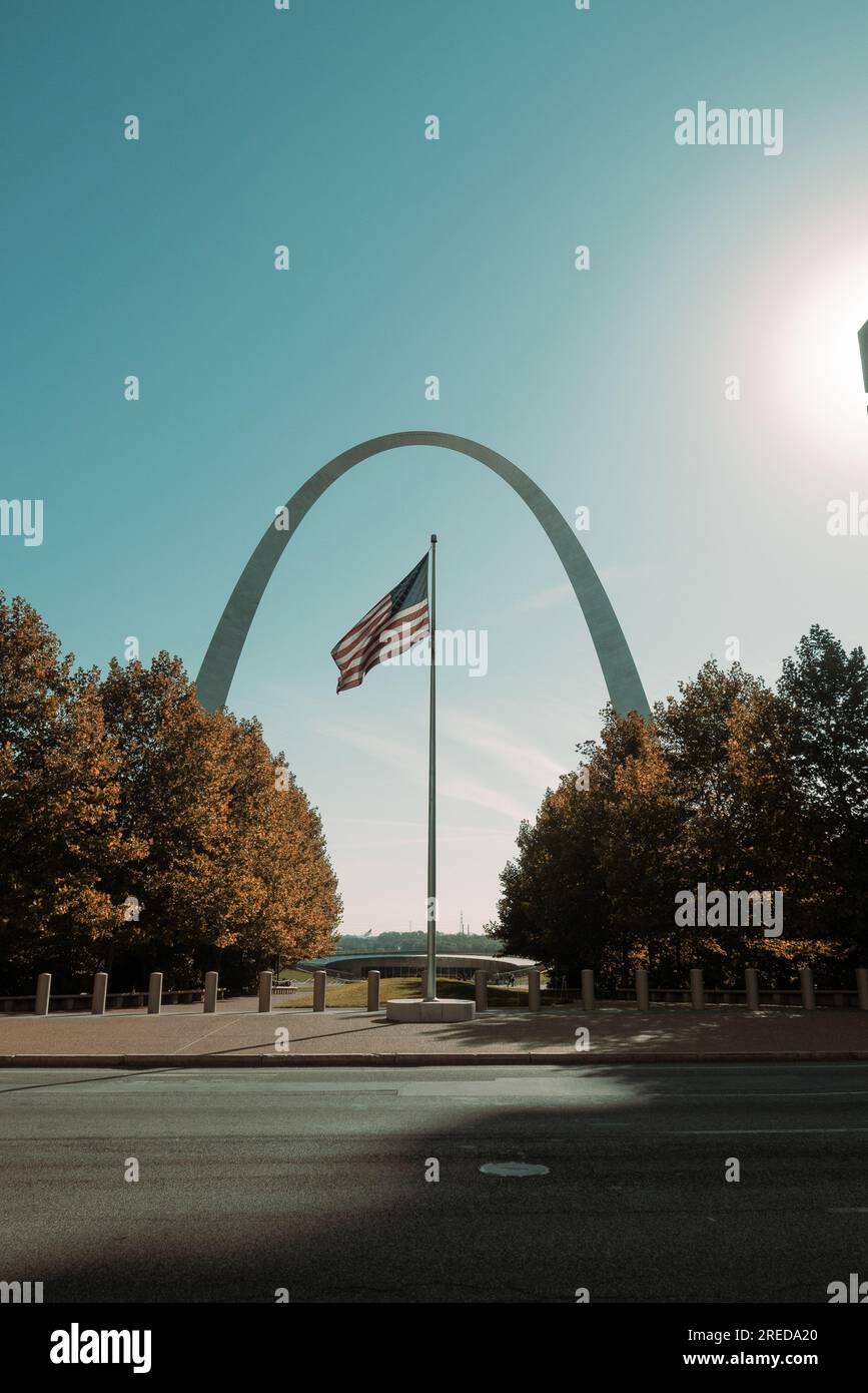The St. Louis Arch in the United States of America Stock Photo - Alamy