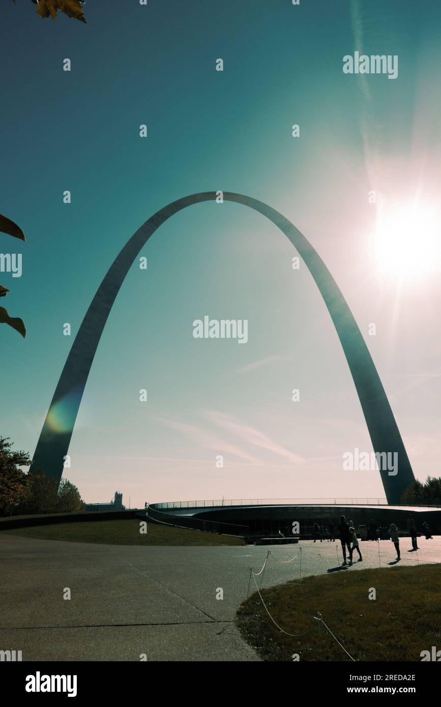 The St. Louis Arch in the United States of America Stock Photo - Alamy