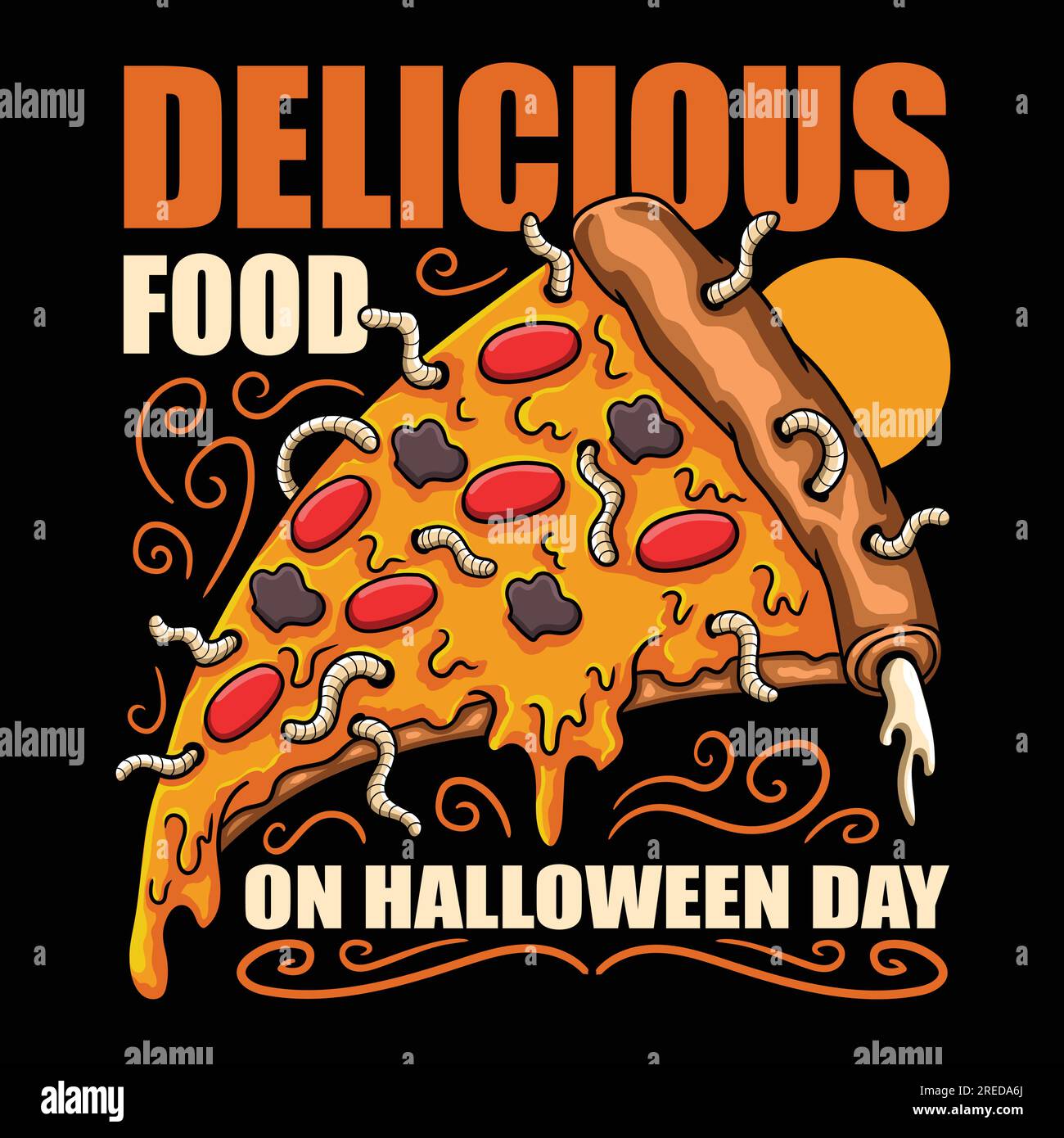 Maggots food Stock Vector Images - Alamy