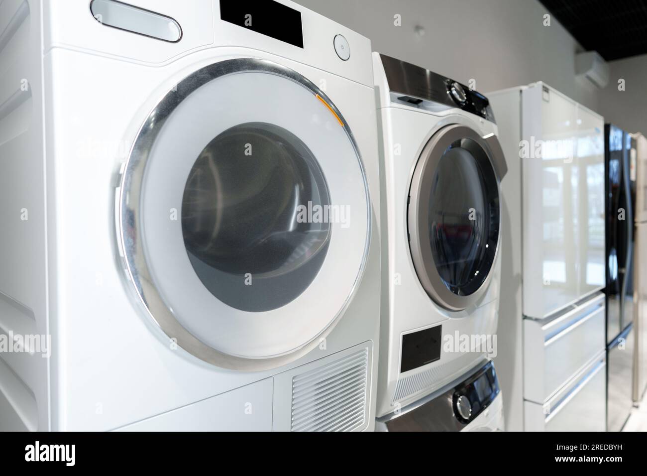Washing machines and drying machines home appliance retail store ...