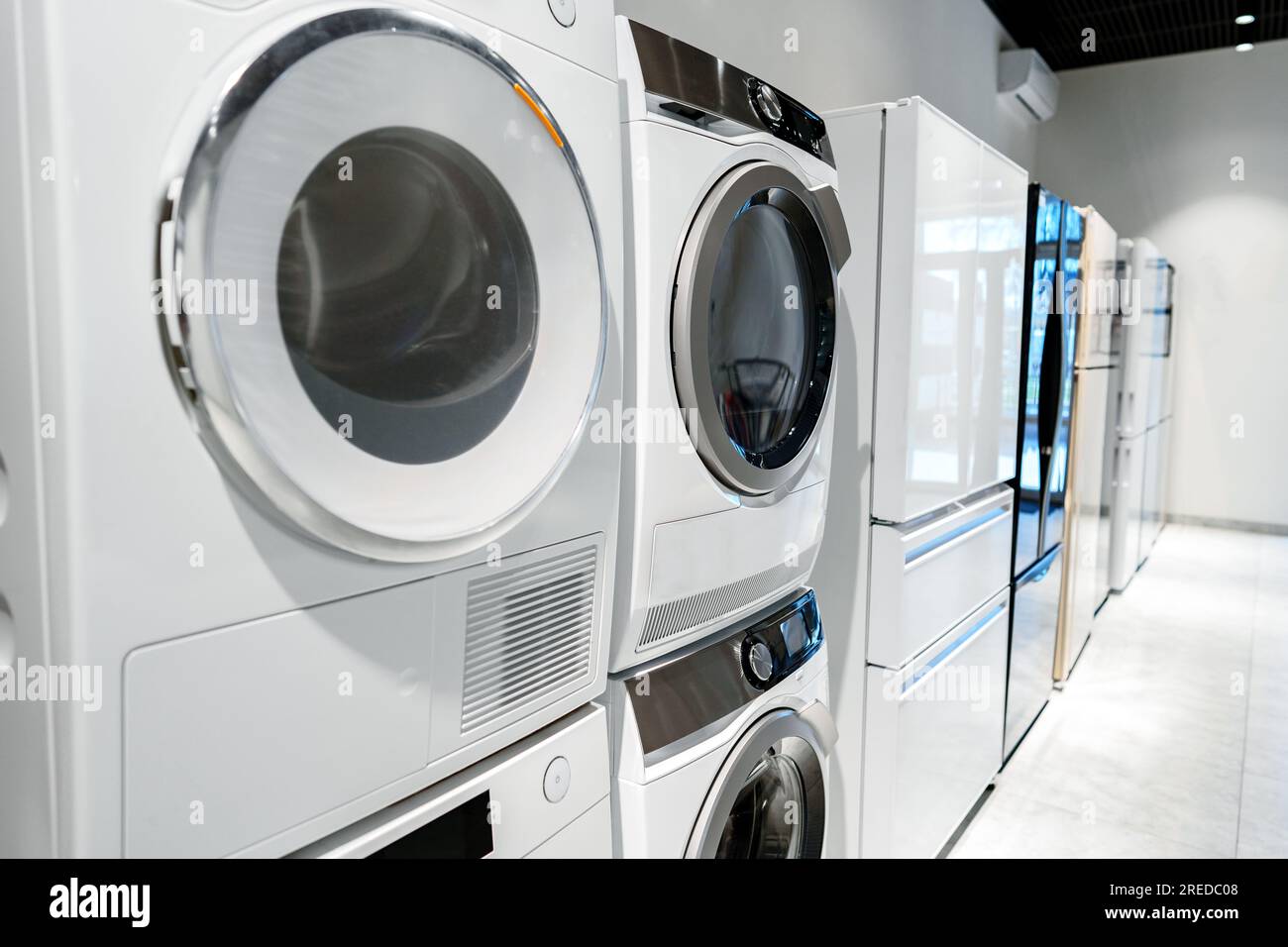 Washing machines and drying machines home appliance retail store ...