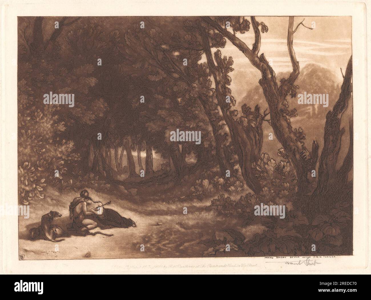 Procris and Cephalus 1885 by Francis Job Short Stock Photo - Alamy