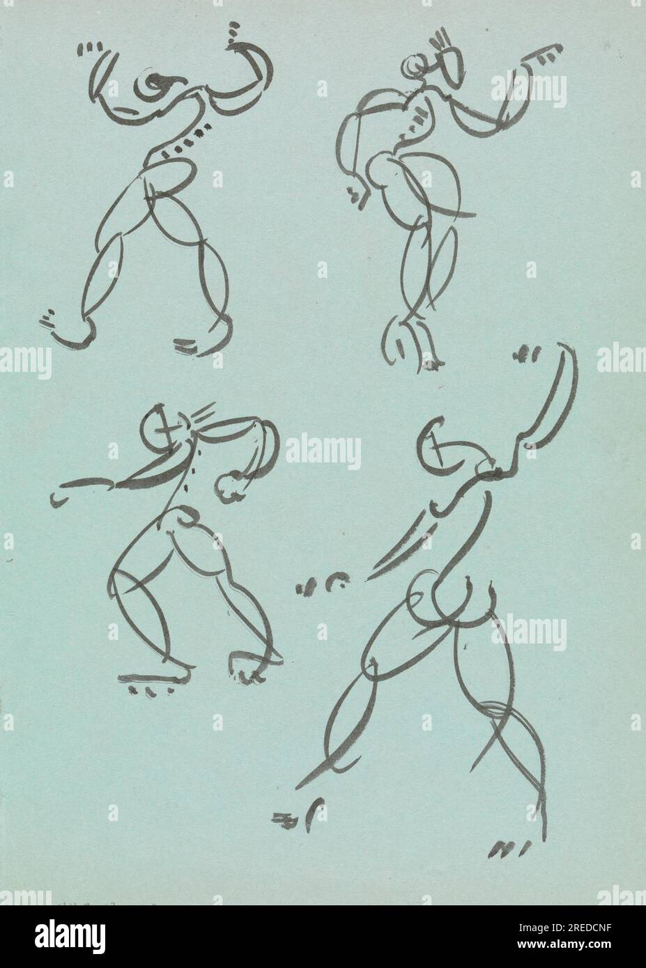 Four dancing figures hi-res stock photography and images - Alamy