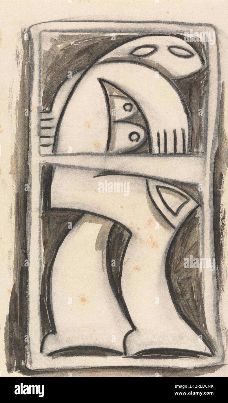 Standing Female Figure between 1910 and 1915 by Henri Gaudier-Brzeska ...