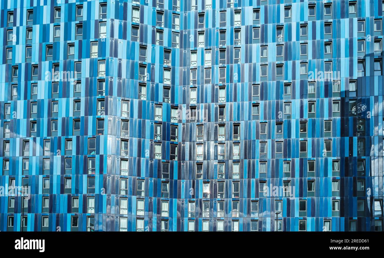Windows of multi-storey flats - high density living at The View ...