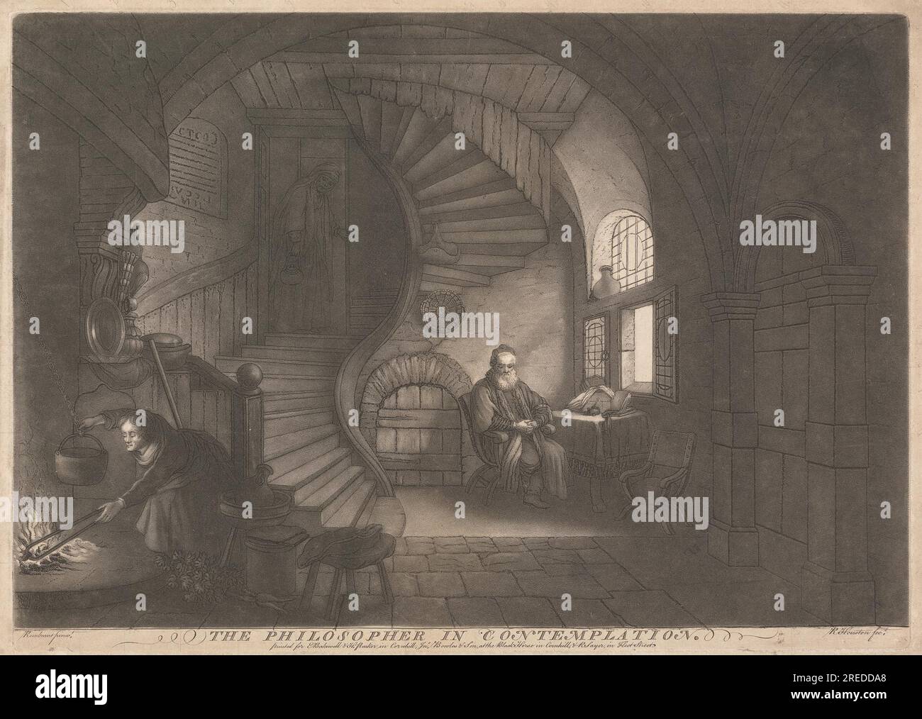 The Philosopher in Contemplation by Richard Houston Stock Photo - Alamy