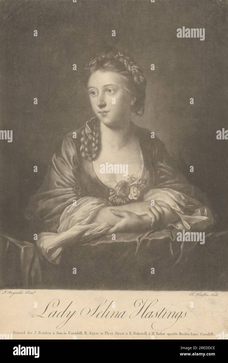 Lady Selina Hastings by Richard Houston Stock Photo - Alamy
