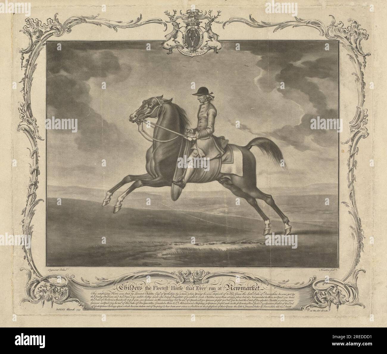 Childers, the Fleetest Horse that Ever Run at Newmarket 1755 by Richard ...