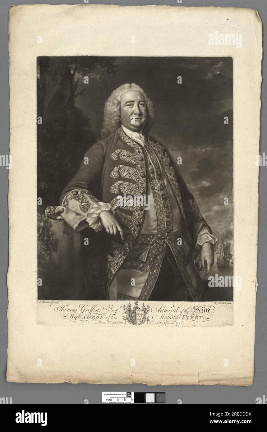 Thomas Griffin Esqr circa 1772 by Richard Houston Stock Photo - Alamy