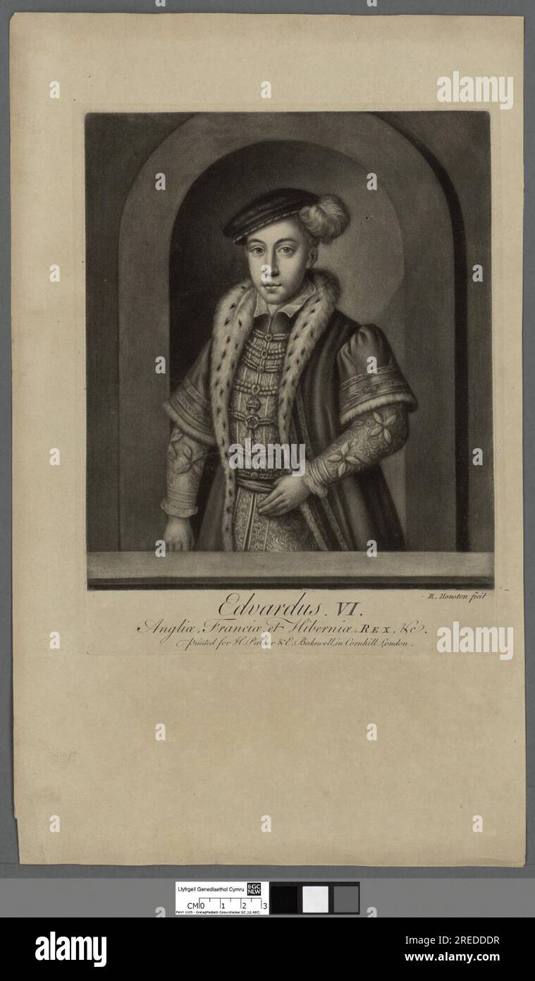 Edwardus. VI 1759 by Richard Houston Stock Photo - Alamy