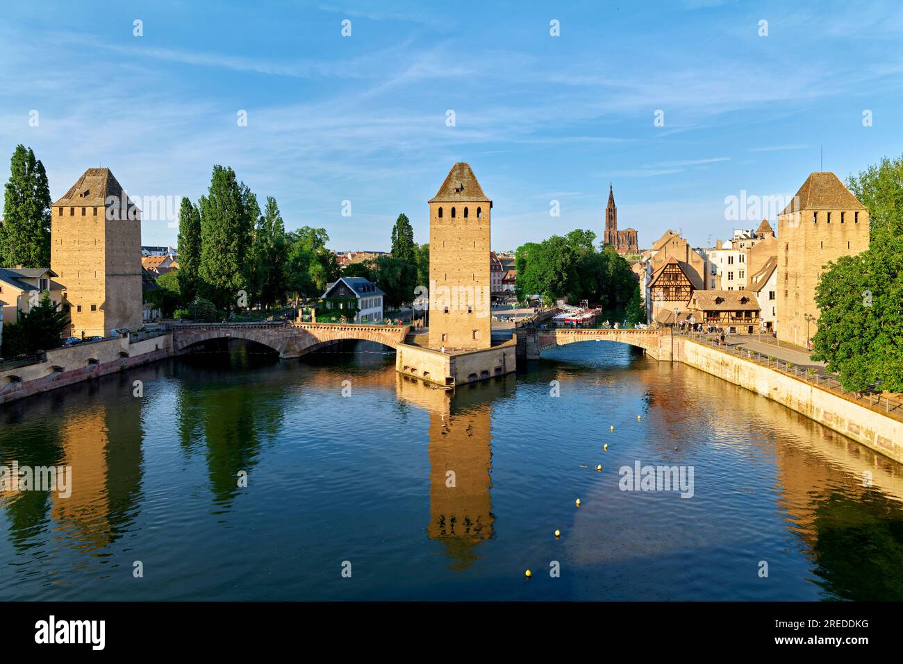 Strasbourg Alsace France. The covered bridges Stock Photo - Alamy