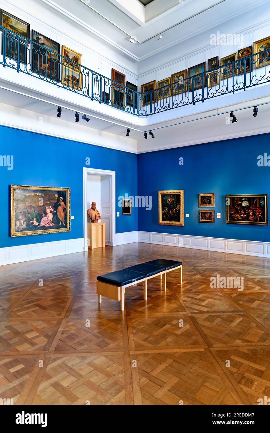 Strasbourg Alsace France. Fine Arts Museum at Palais Rohan. The Gallery ...