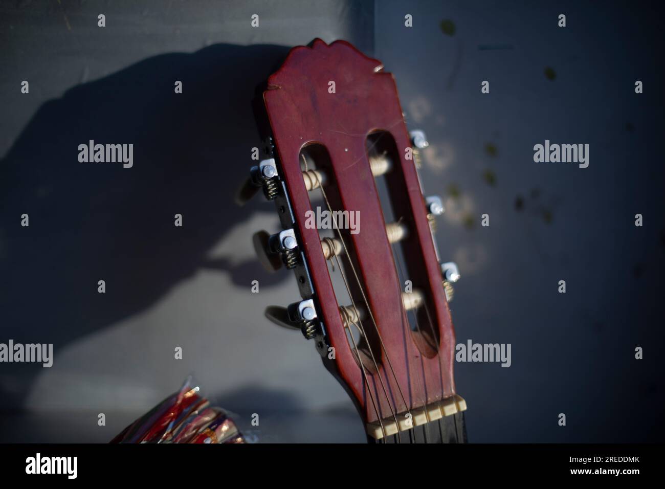 Guitar vulture. Musical instrument. strings on acoustic guitar. String ...