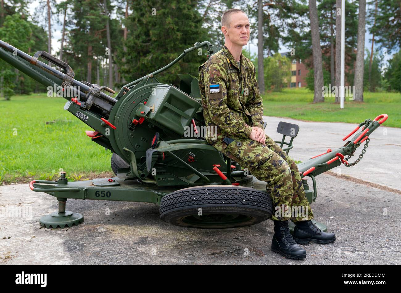 Major Tanel Rattiste, who is the Estonian Air Force’s deputy base ...