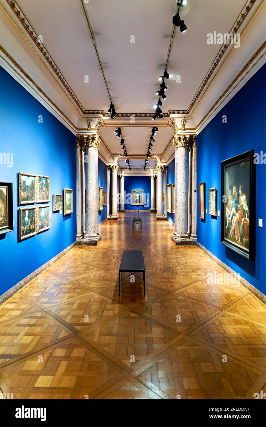 Strasbourg Alsace France. Fine Arts Museum at Palais Rohan. The Gallery ...