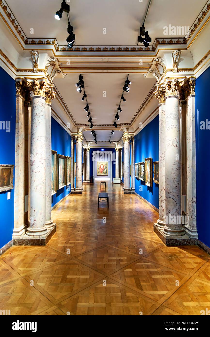 Strasbourg Alsace France. Fine Arts Museum at Palais Rohan. The Gallery ...