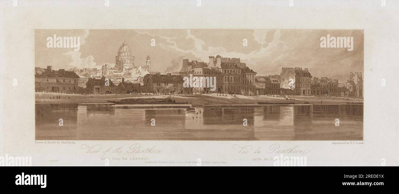 Views of the Pantheon, taken from the Arseal 1803; Plate 12 from Views ...