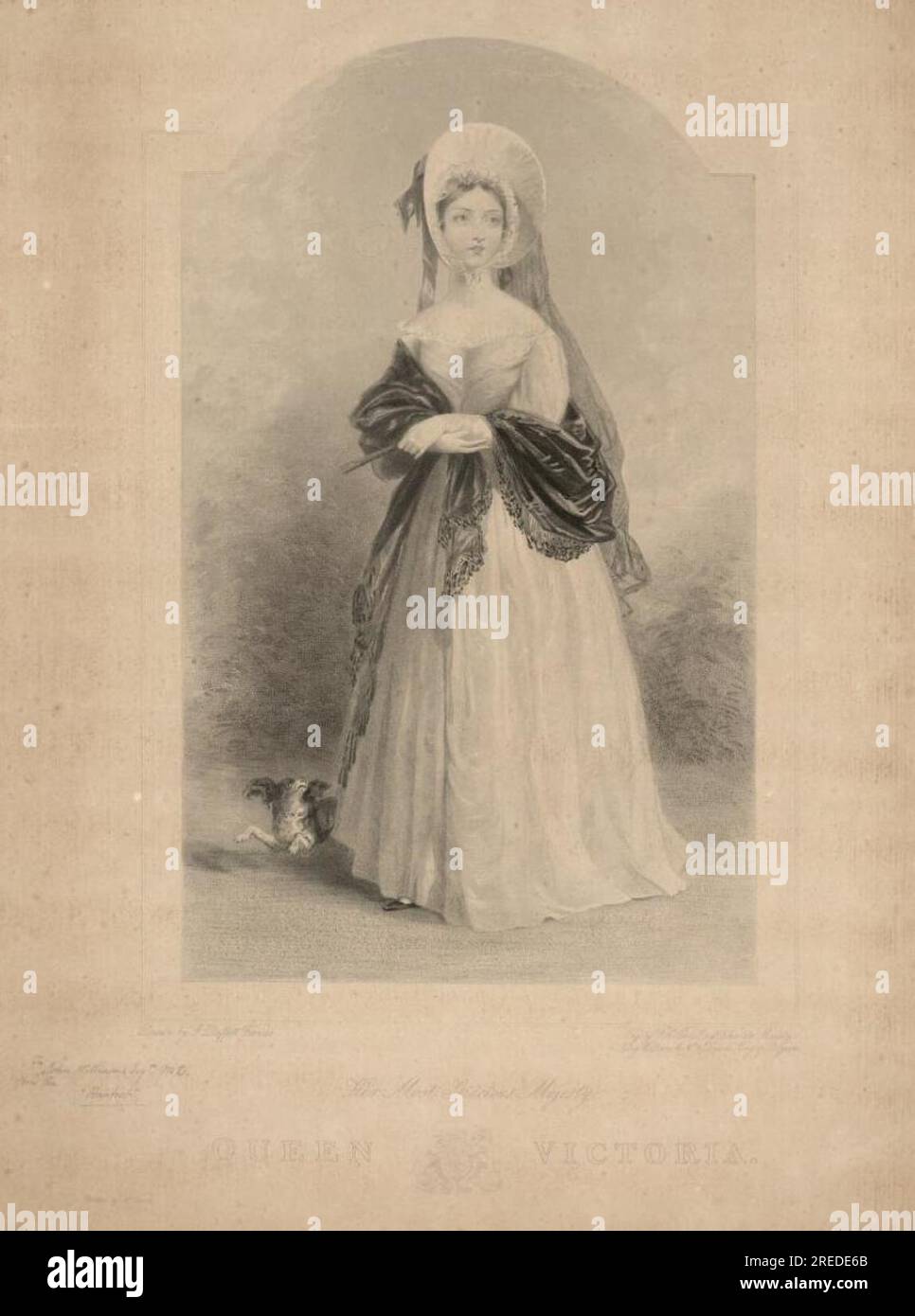 Her Most Gracious Majesty Queen Victoria 1838 by Frederick Christian ...