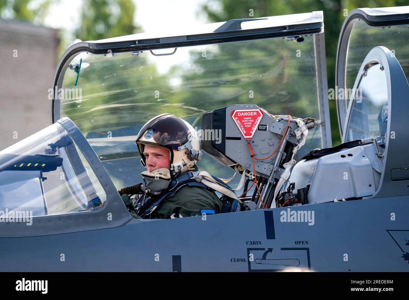 Members of the Estonian Air Force prepare for a training exercise with ...