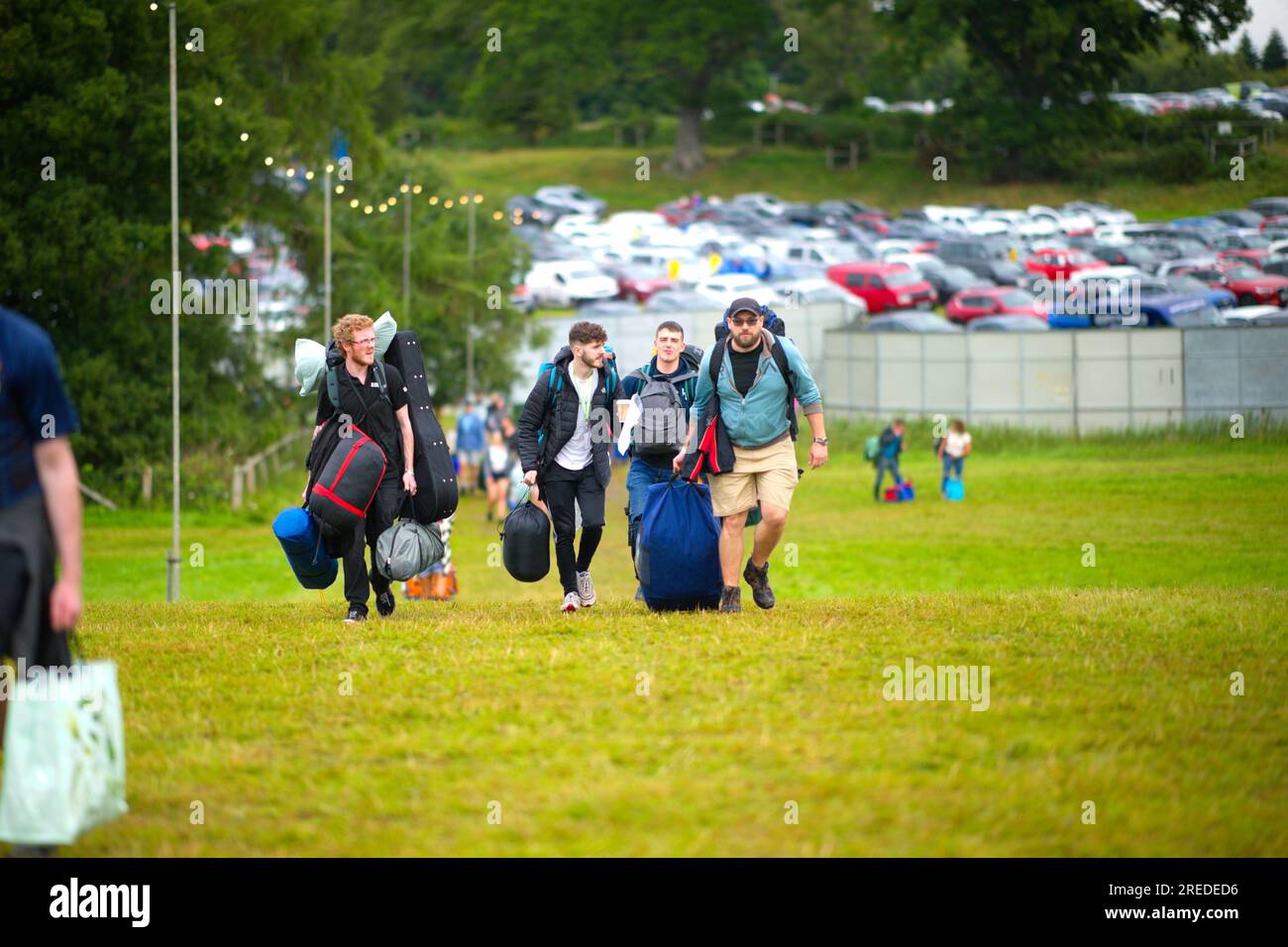 Belladrum estate tartan heart festival hi-res stock photography and ...