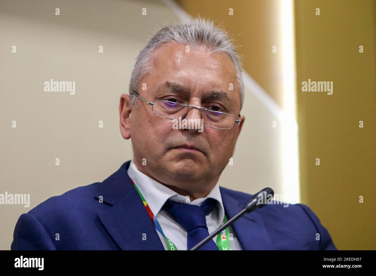 Saint Petersburg, Russia. 27th July, 2023. Yury Razoumny, Director ...