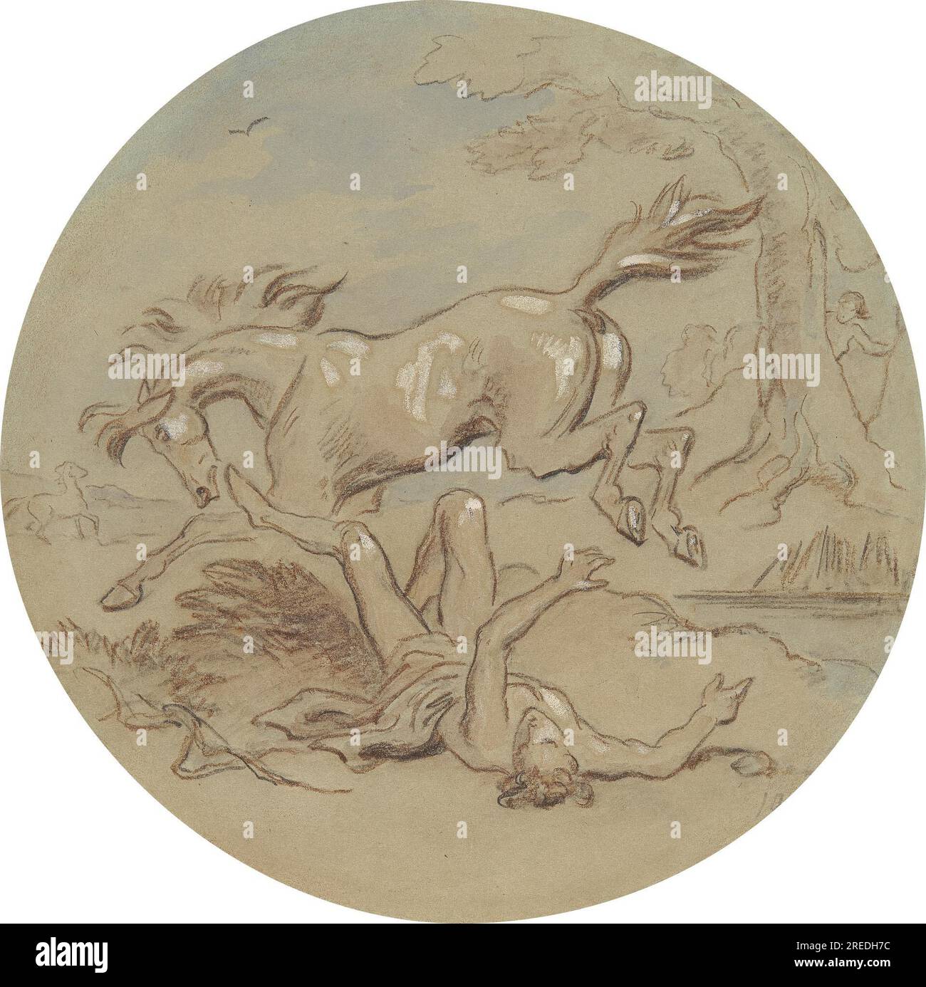 One of eighteen designs for a series of plates illustrating Venus and ...