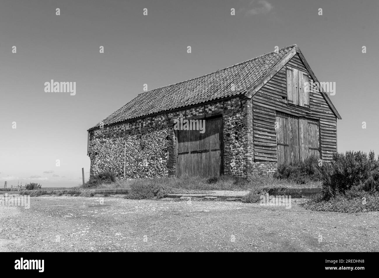 T'he coal shed'disused for storage when coal was brought up the rivers ...