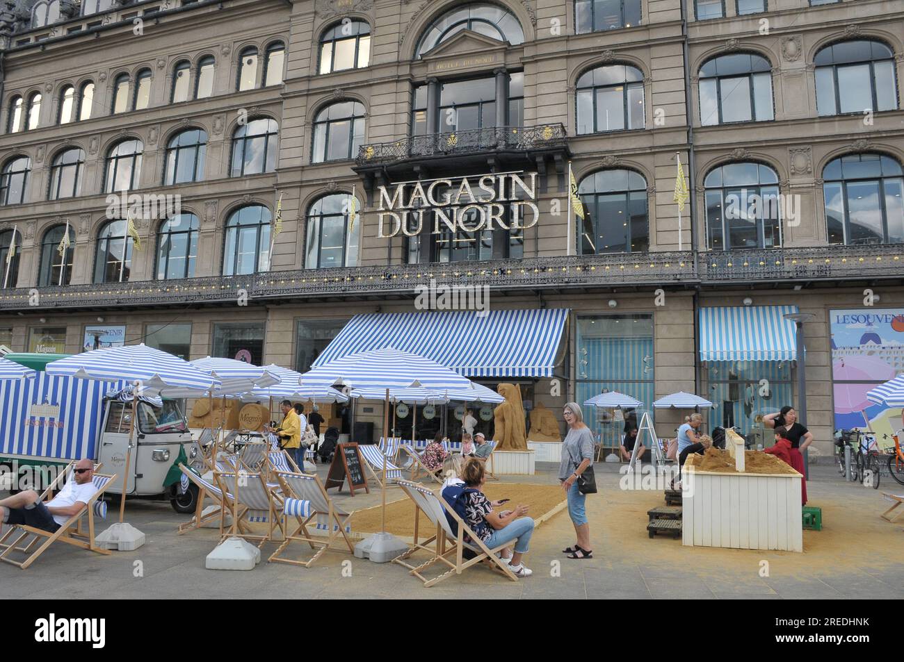 27 July 2023/Magasin department store view from kongens nytorv danish ...