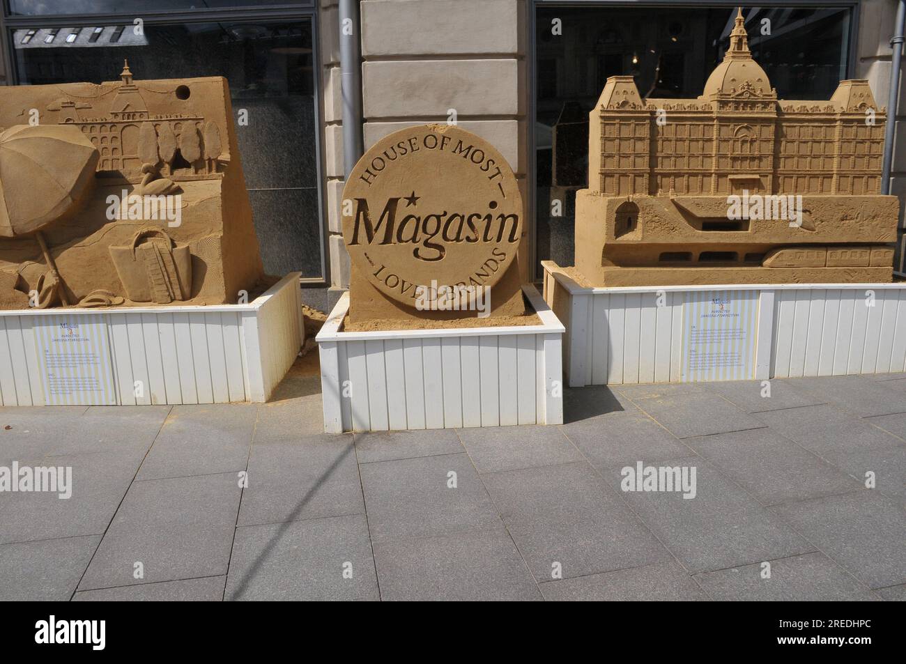 27 July 2023/Magasin department store view from kongens nytorv danish ...