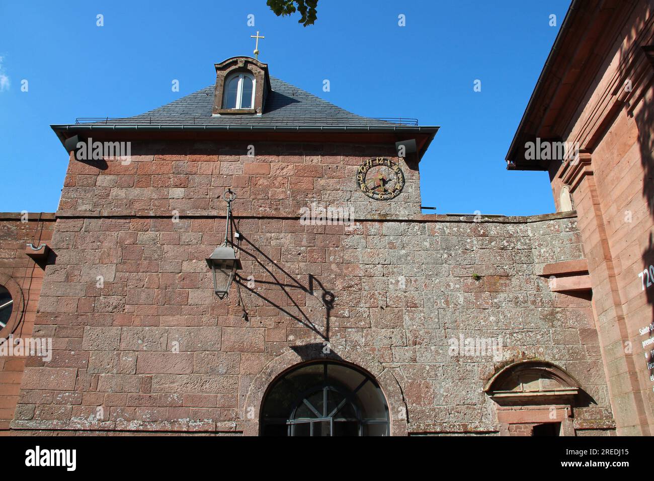 convent at le mont-sainte-odile in alsace (france Stock Photo - Alamy