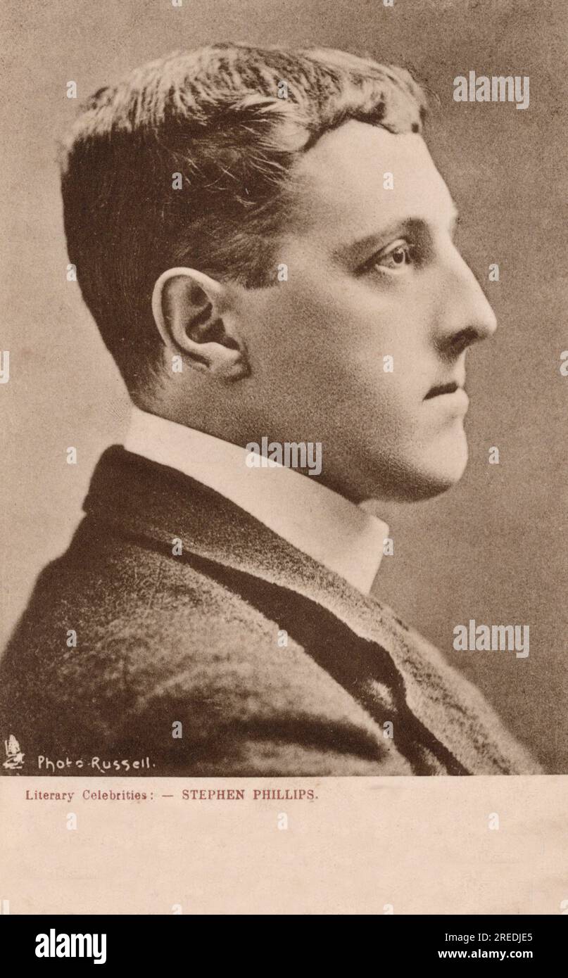Stephen Phillips, English poet, actor and playwright, approx 1904 ...