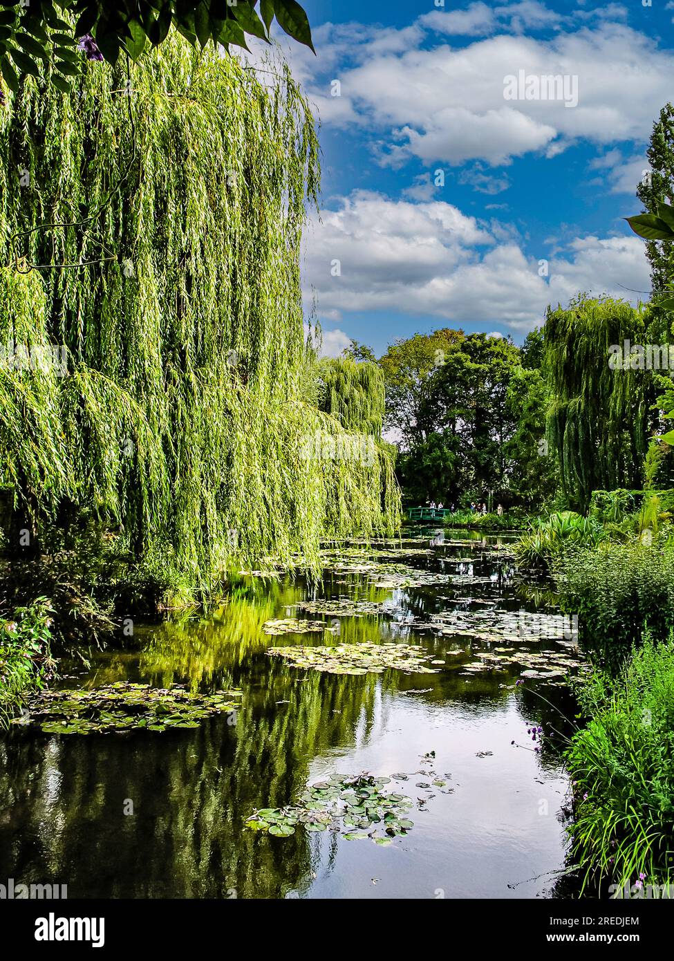 The famous lake which forms part of the garden at the home of ...