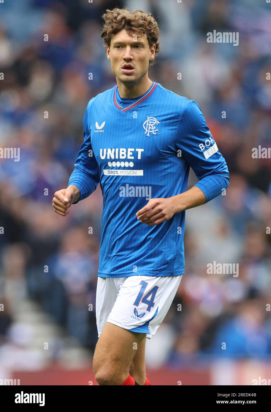 Rangers' Sam Lammers during the pre-season friendly match at the Ibrox ...