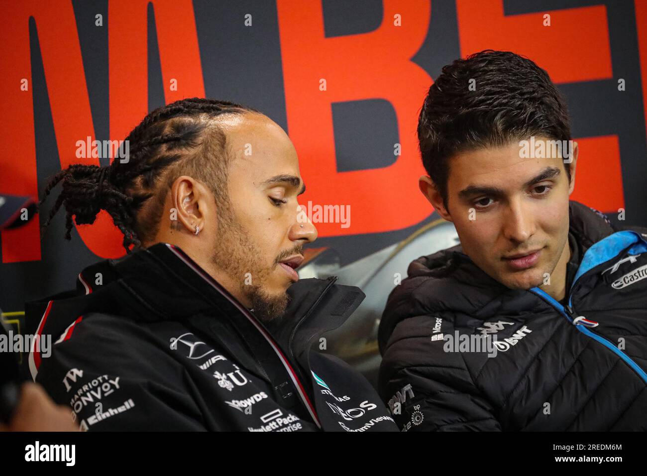 Belgium, 27/07/2023, #44 Lewis Hamilton, (GRB) AMG Mercedes Ineos ...