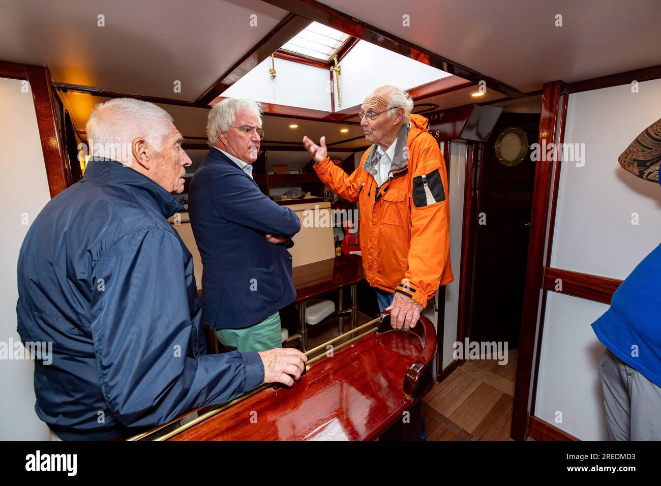 Pierre Deseck, West-Flanders province governor Carl Decaluwe and Piet ...