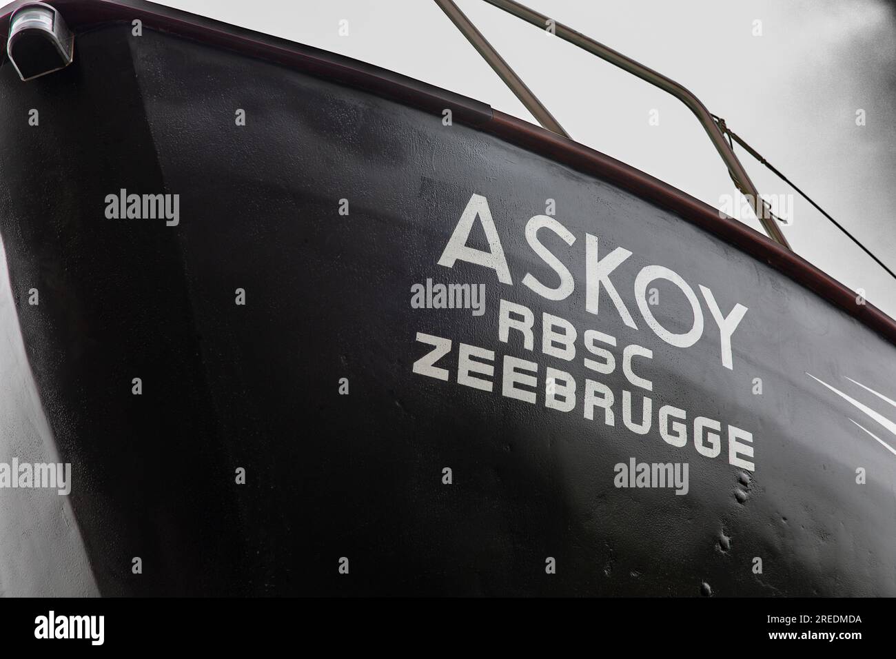 Illustration picture shows the Visit of Governor Decaluwe to the Askoy ...