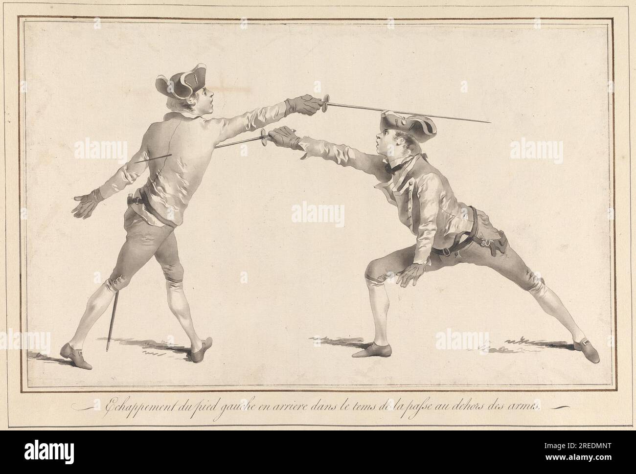 Echappement du Pied Gauche en Arriere dans le Tems de la Passe au ...