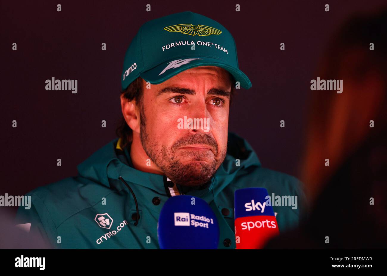 Spa-Francorchamps, Belgium. 27th July, 2023. #14 Fernando Alonso (ESP, Aston Martin Aramco ...