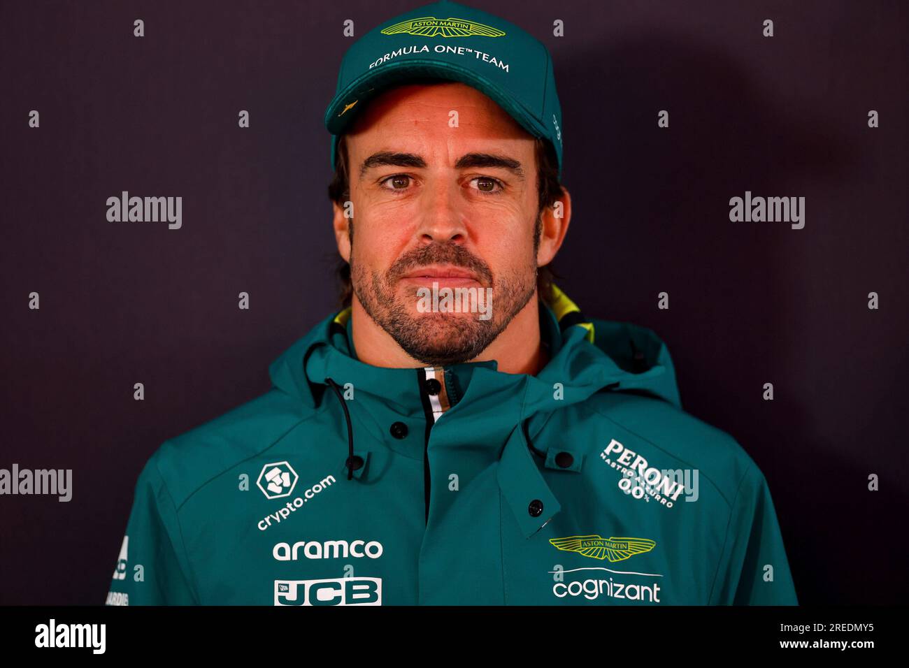 Spa-Francorchamps, Belgium. 27th July, 2023. #14 Fernando Alonso (ESP, Aston Martin Aramco ...