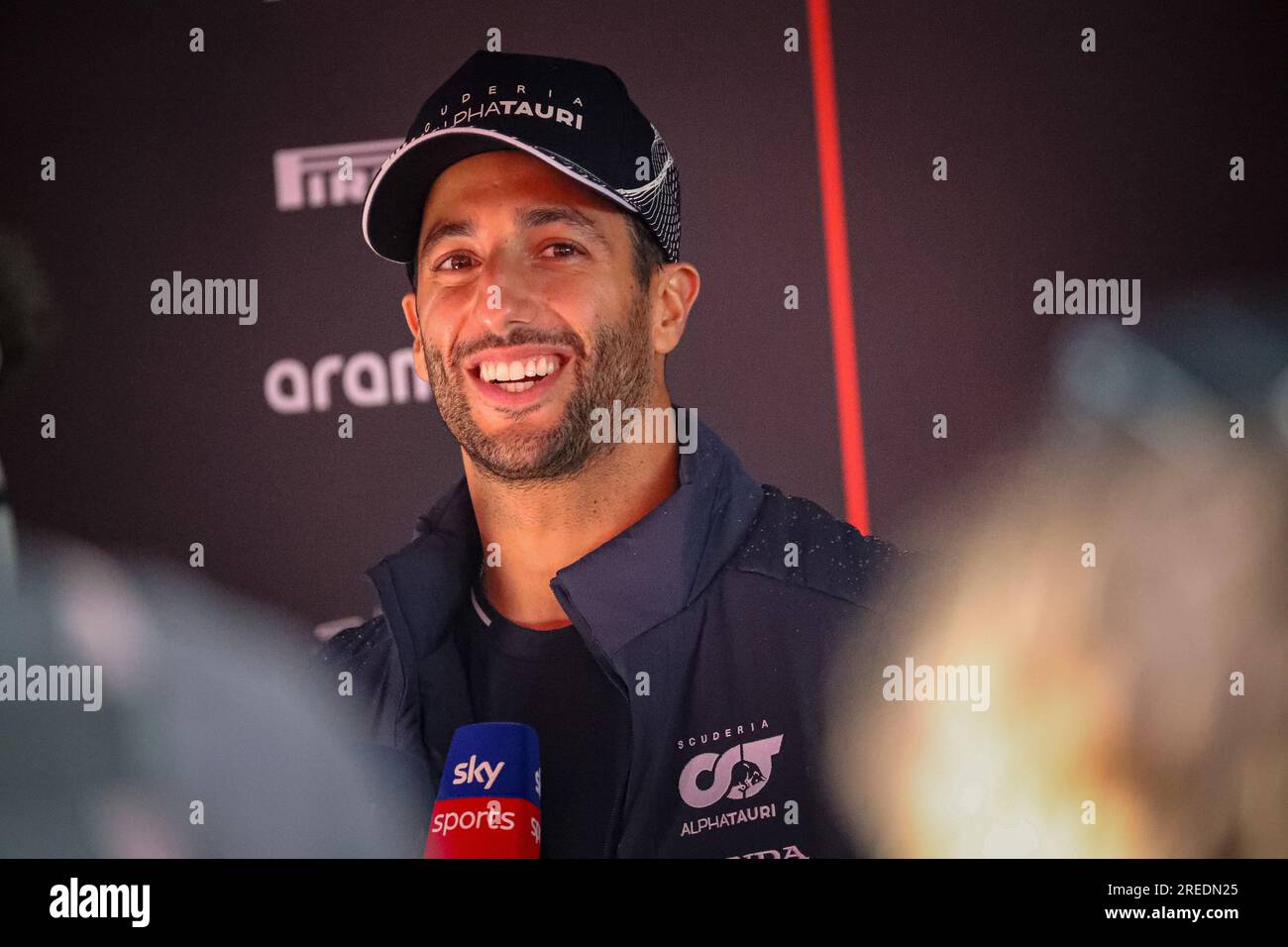 #03 Daniel Ricciardo, (AUS)Alpha Tauri, Honda during the Belgian GP ...