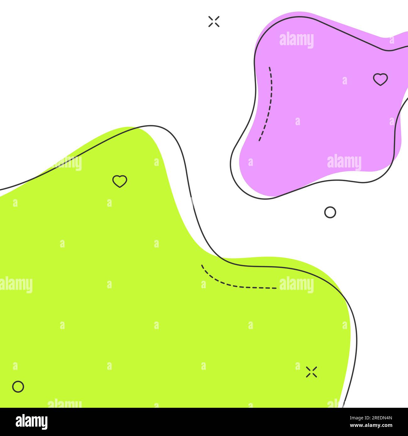 color bubble shape square background template Stock Vector Image & Art ...